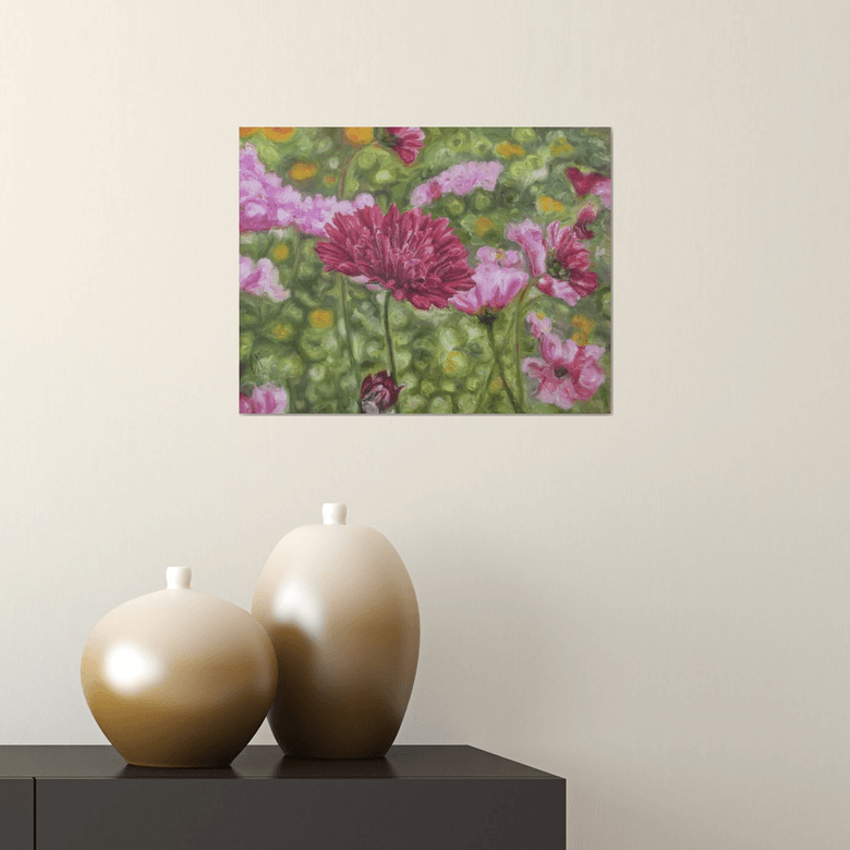 Pink spring Oil painting: Olga Knezevic | Artfinder