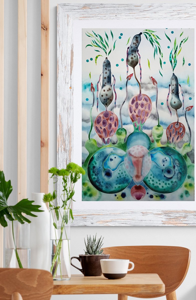 Amore umido 2 Watercolour: Ilaria Finetti | Artfinder