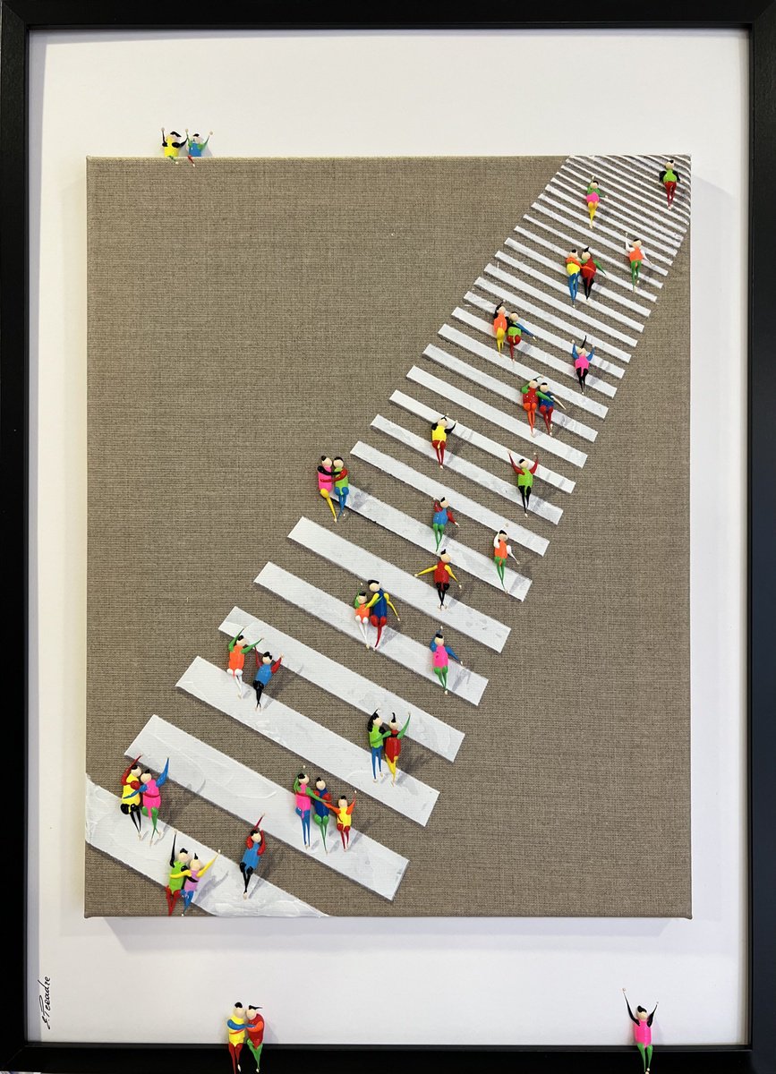 Freedom People ,,Zebra’‘ Eka Peradze Art Acrylic painting by Eka Peradze | Artfinder