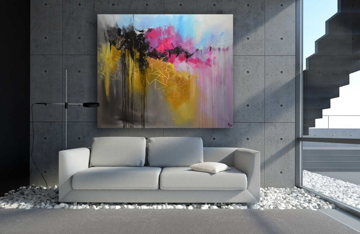 The Golden Triangle Oil painting: Zhanna Kondratenko | Artfinder