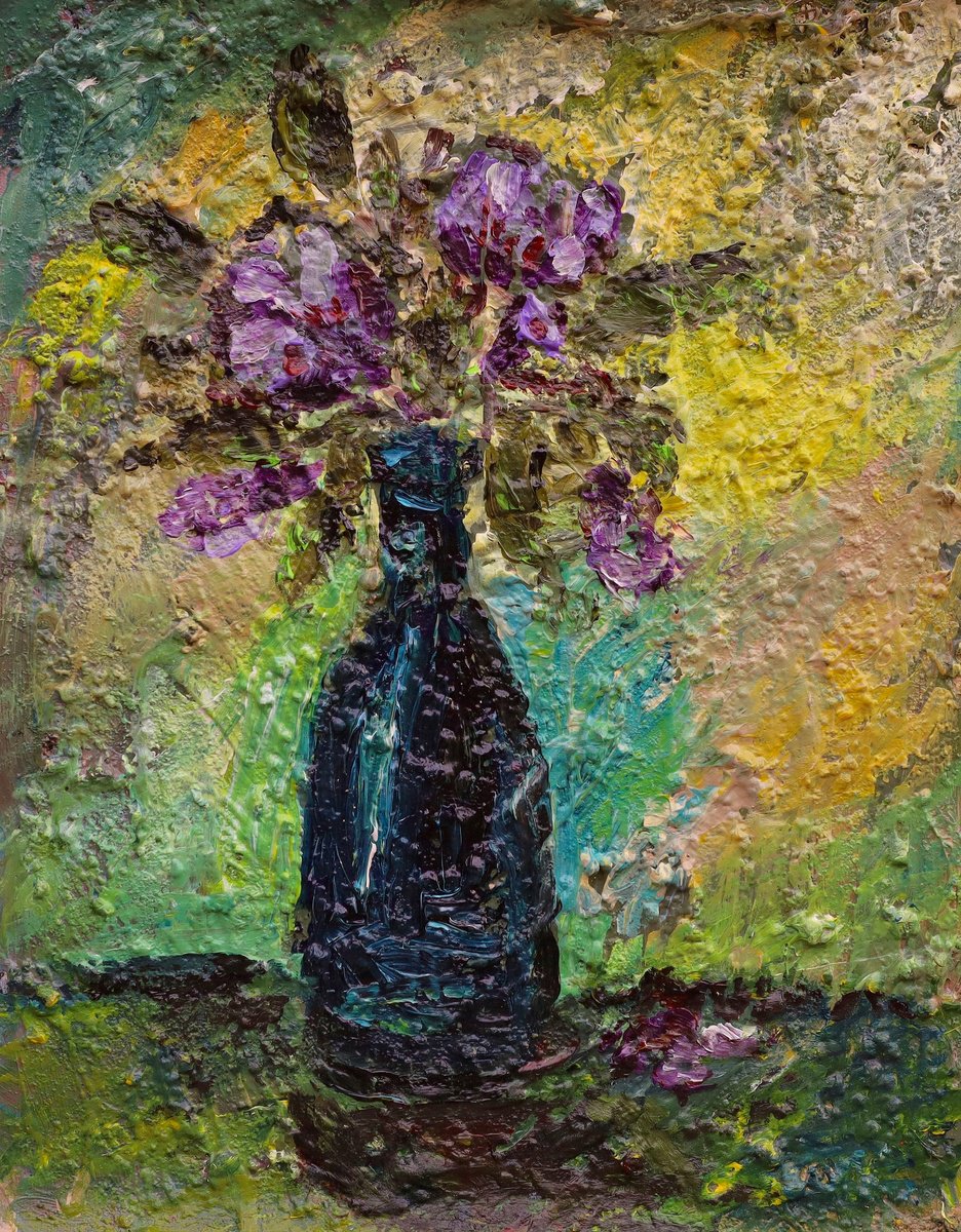 Bouquet Born of Stones Oil painting: Razmik Manoyan | Artfinder