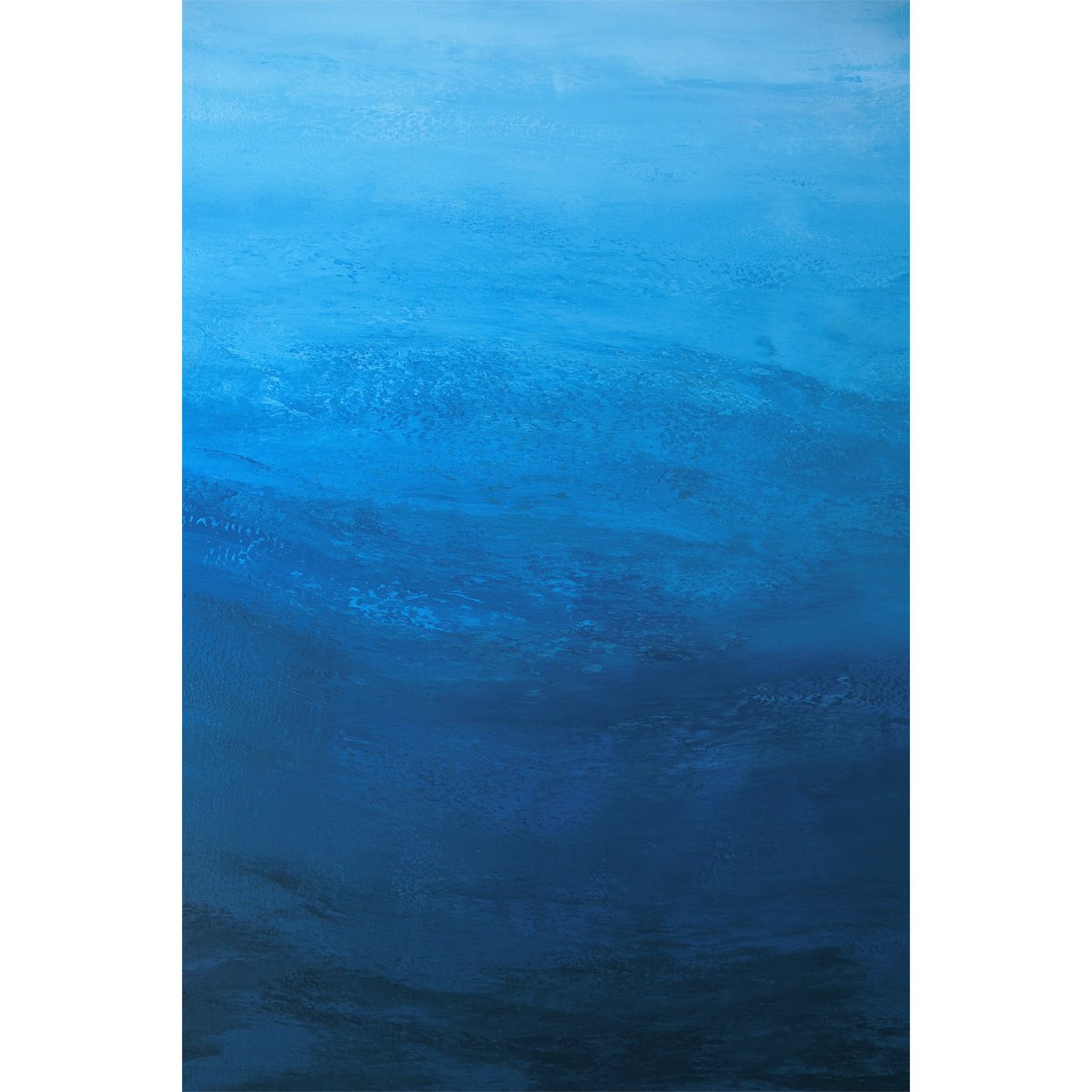 Big Blue - Color Field Acrylic painting: Suzanne Vaughan | Artfinder