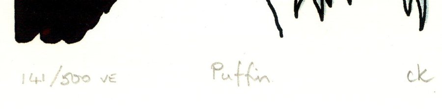 Puffin Screenprint: Carole King | Artfinder