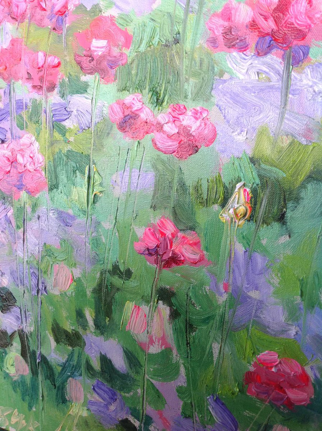 Spring Flowers original oil painting modern bouquet Oil painting ...