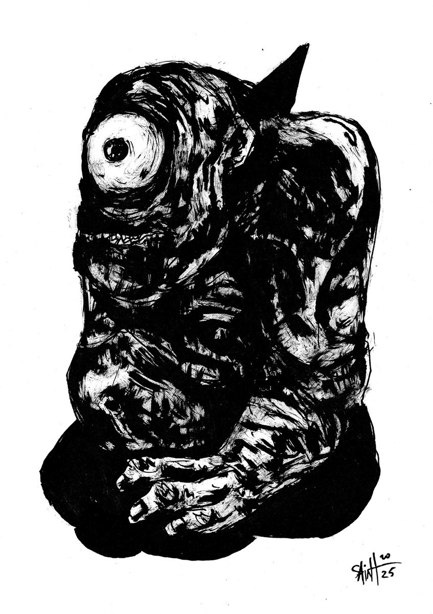 Mr. Ciklopikus Ink drawing: Ruslan Aksenov