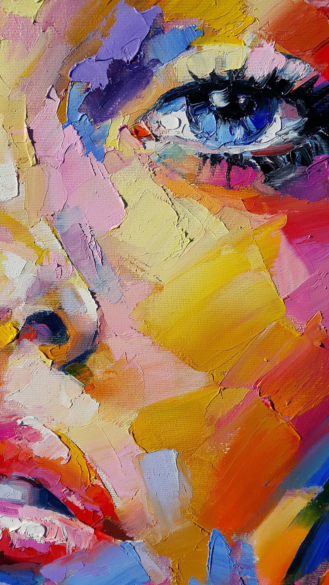 Original Oil Painting - Women's Secret by Viktoria Lapteva