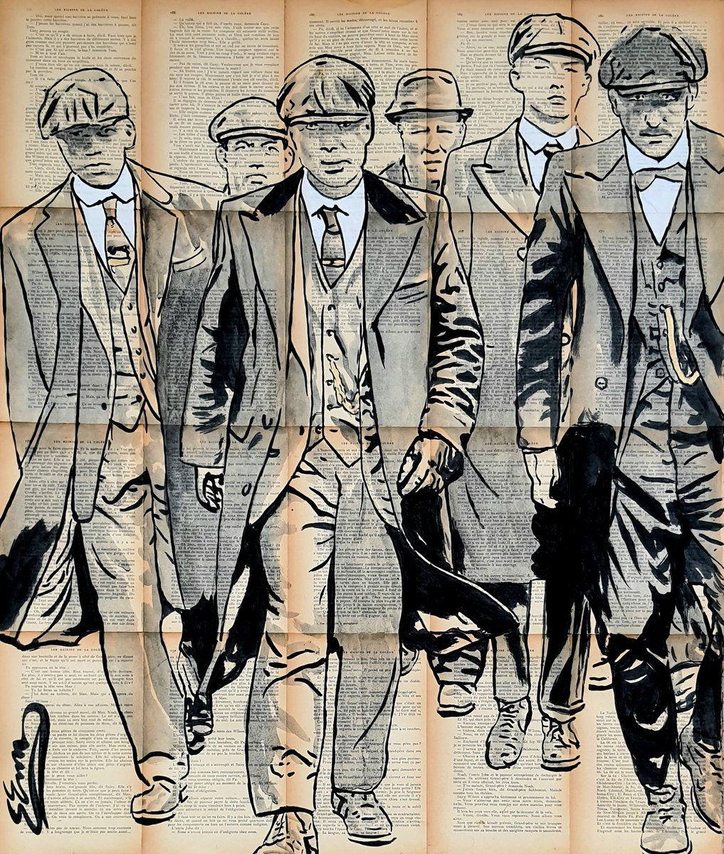 eastern neighborhood gang Acrylic painting: jan noah | Artfinder