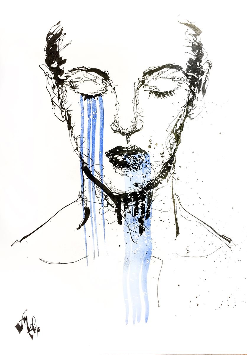 Cry Ink drawing: Victor de Melo