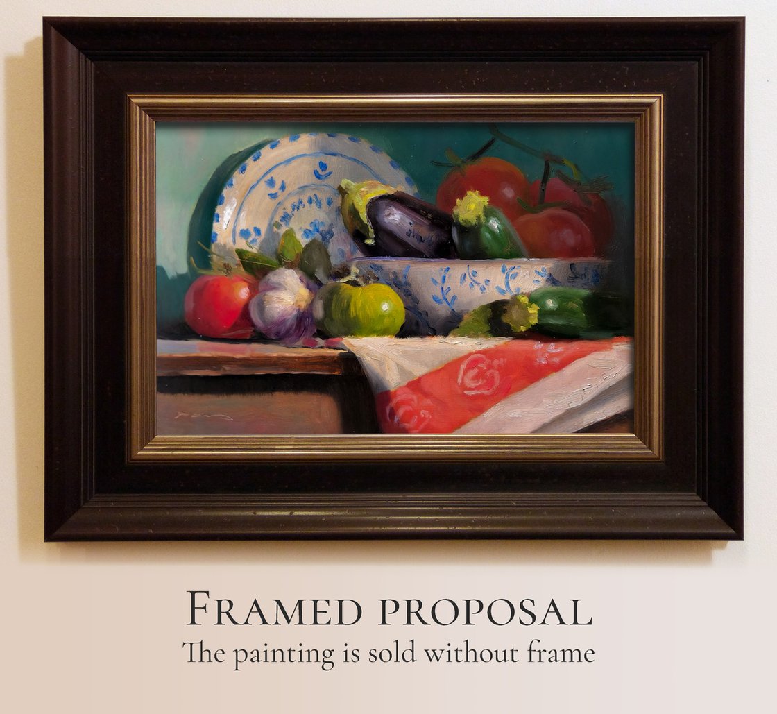 Ratatouille Oil painting by Pascal Giroud | Artfinder