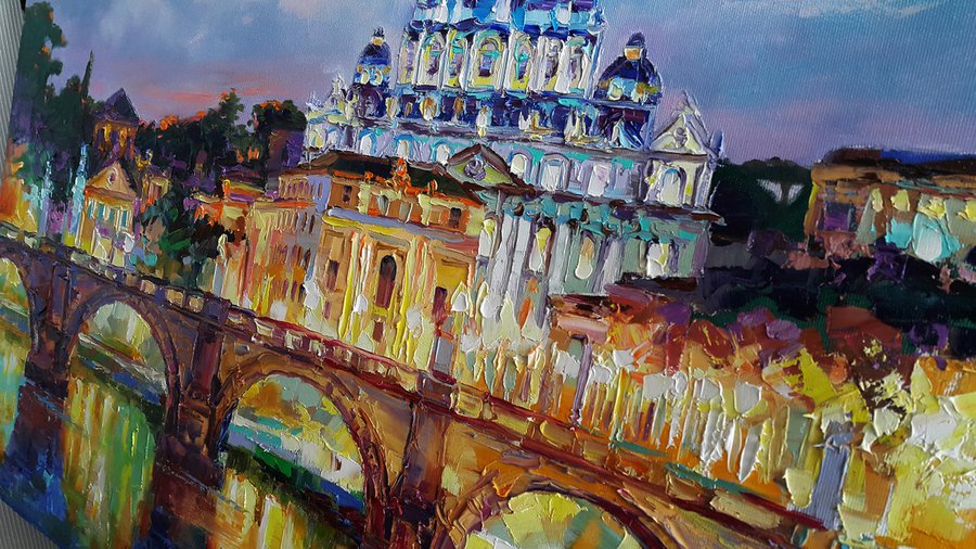 Eternal City - Rome Oil painting: Viktoria Lapteva | Artfinder