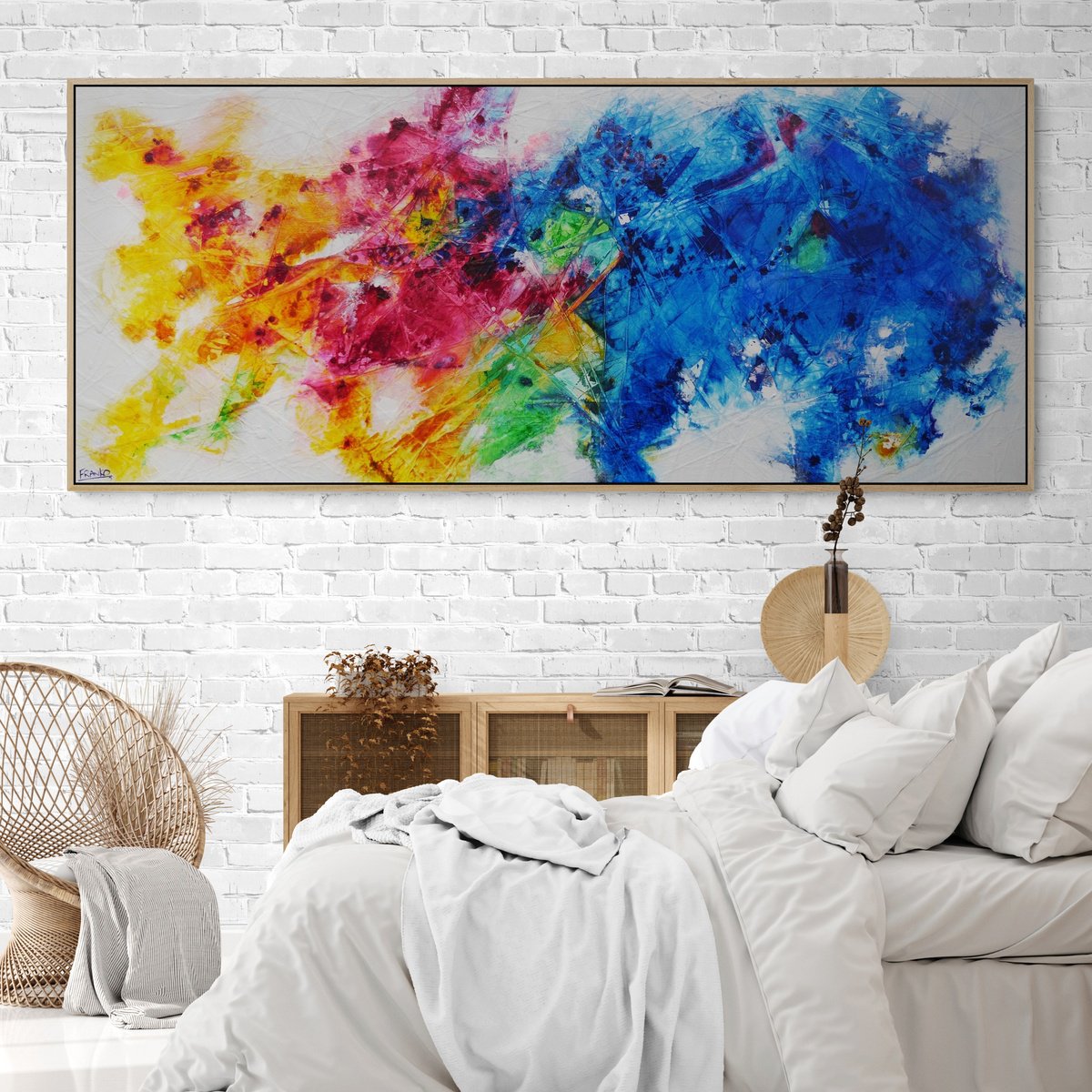 Colour Torque Acrylic painting by Franko | Artfinder
