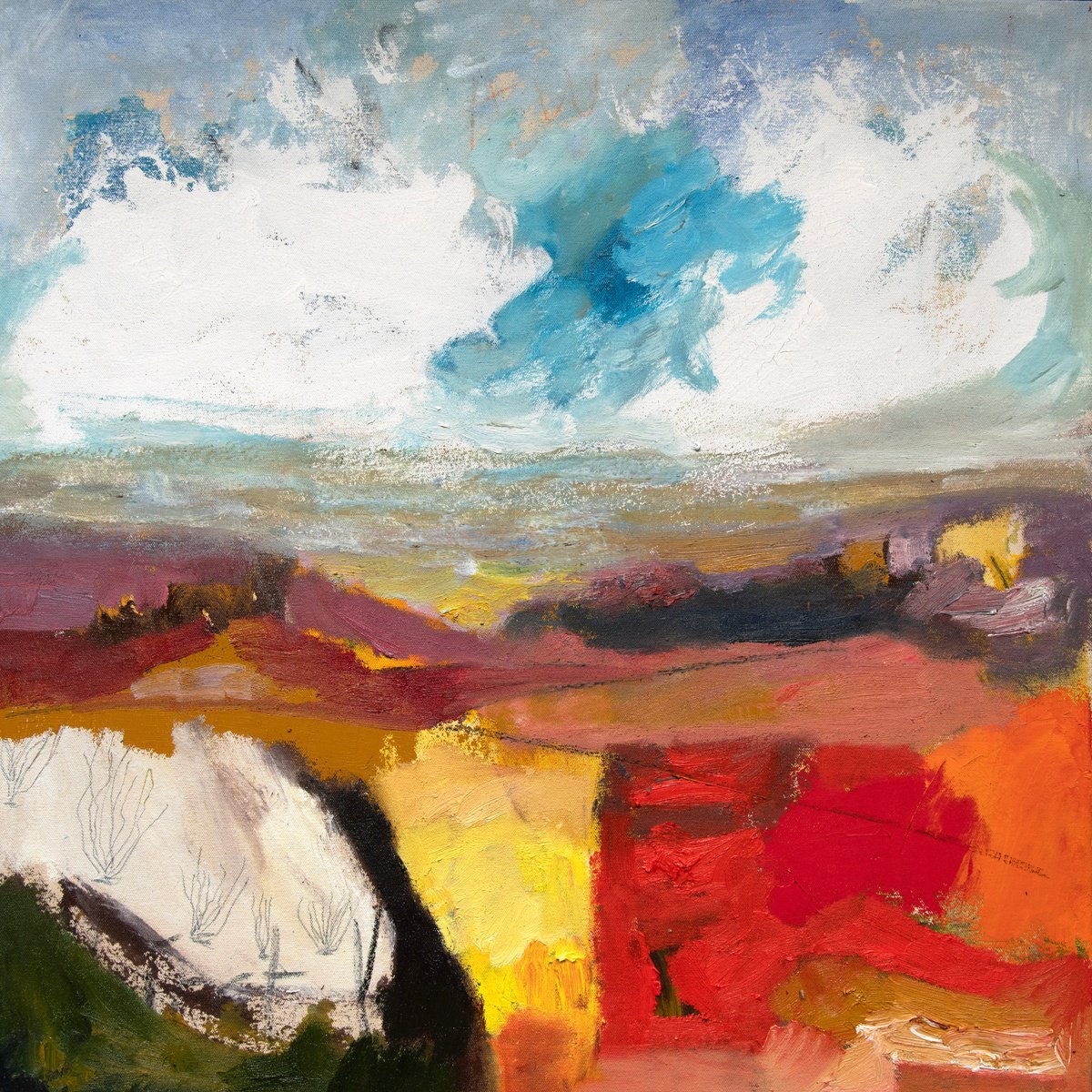 Way to the Mountains Oil painting: Elizabeth Anne Fox | Artfinder