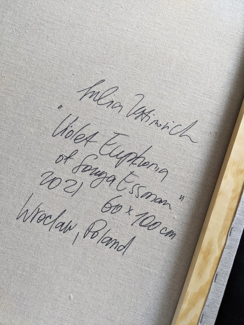 Violet Euphoria of Sonya Esman Oil painting: Julia Ustinovich | Artfinder