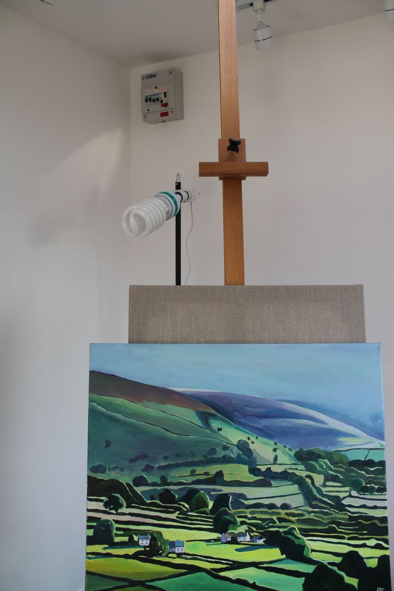 Below Crug Hywel Oil painting by Emma Cownie | Artfinder