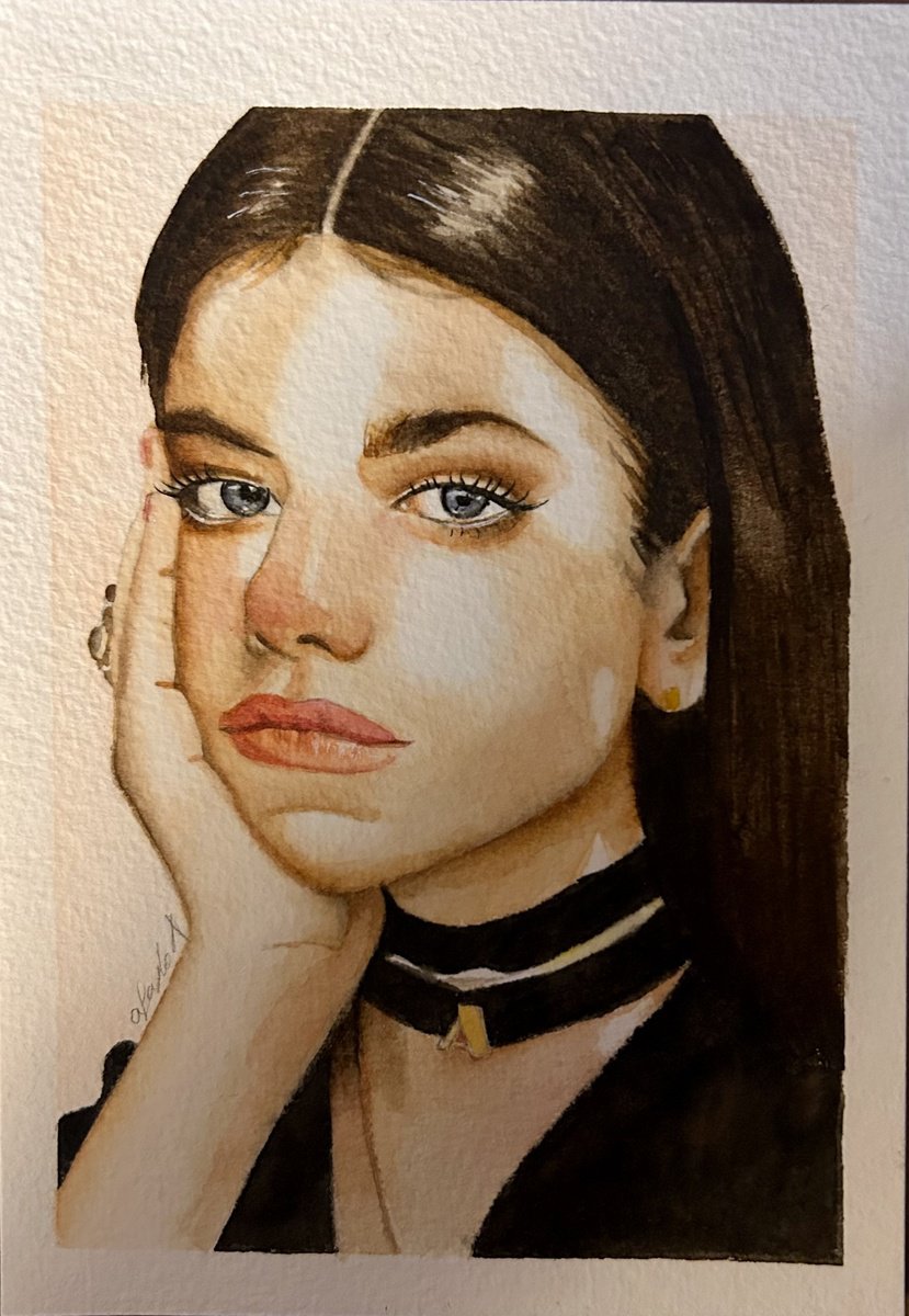 Deep in thought Watercolour by Amelia Taylor | Artfinder