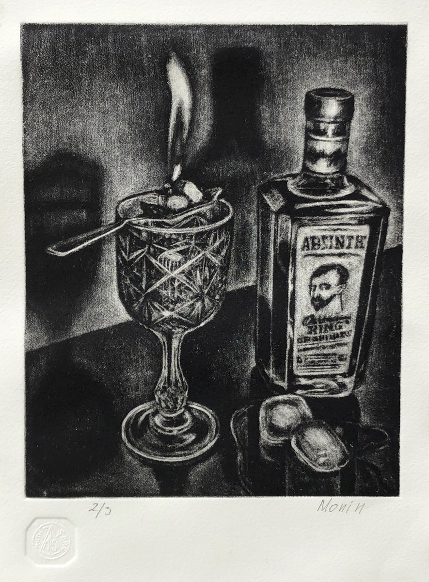 Absinthe Print by Sergei Monin | Artfinder