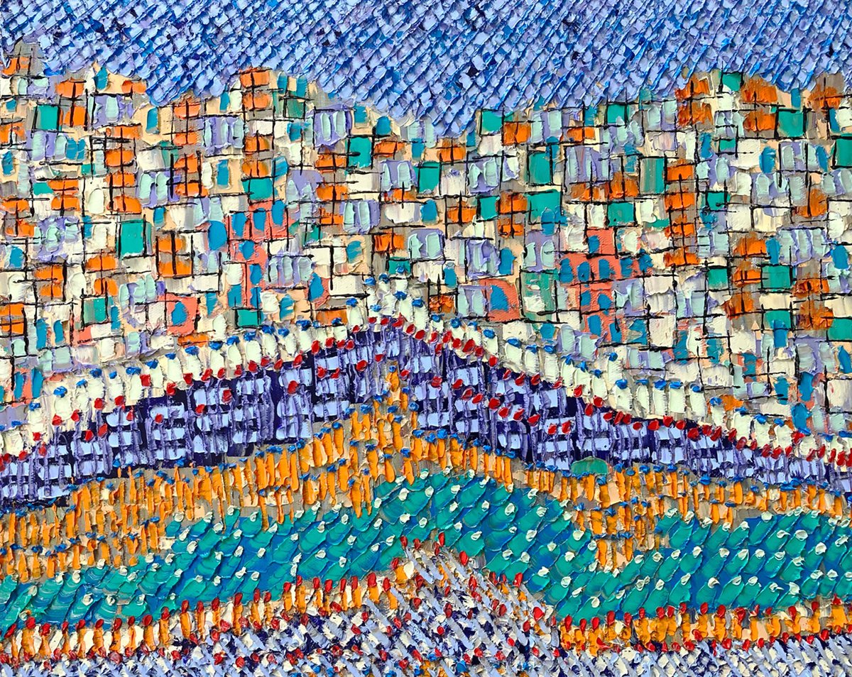 City Cheer Oil painting by Ann Parks McCray | Artfinder