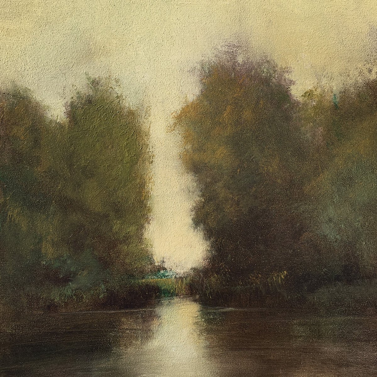 Tree Reflections 200714 tonal impressionist land | Artfinder