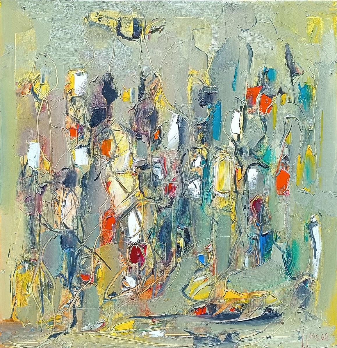 Tangled Harmony Oil painting: Vlas Ayvazyan | Artfinder