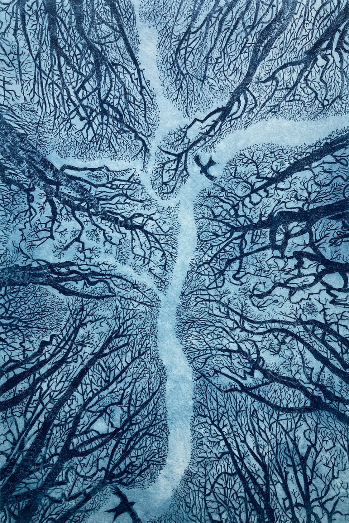 More breathing space Etchings & engravings: Janis Goodman | Artfinder