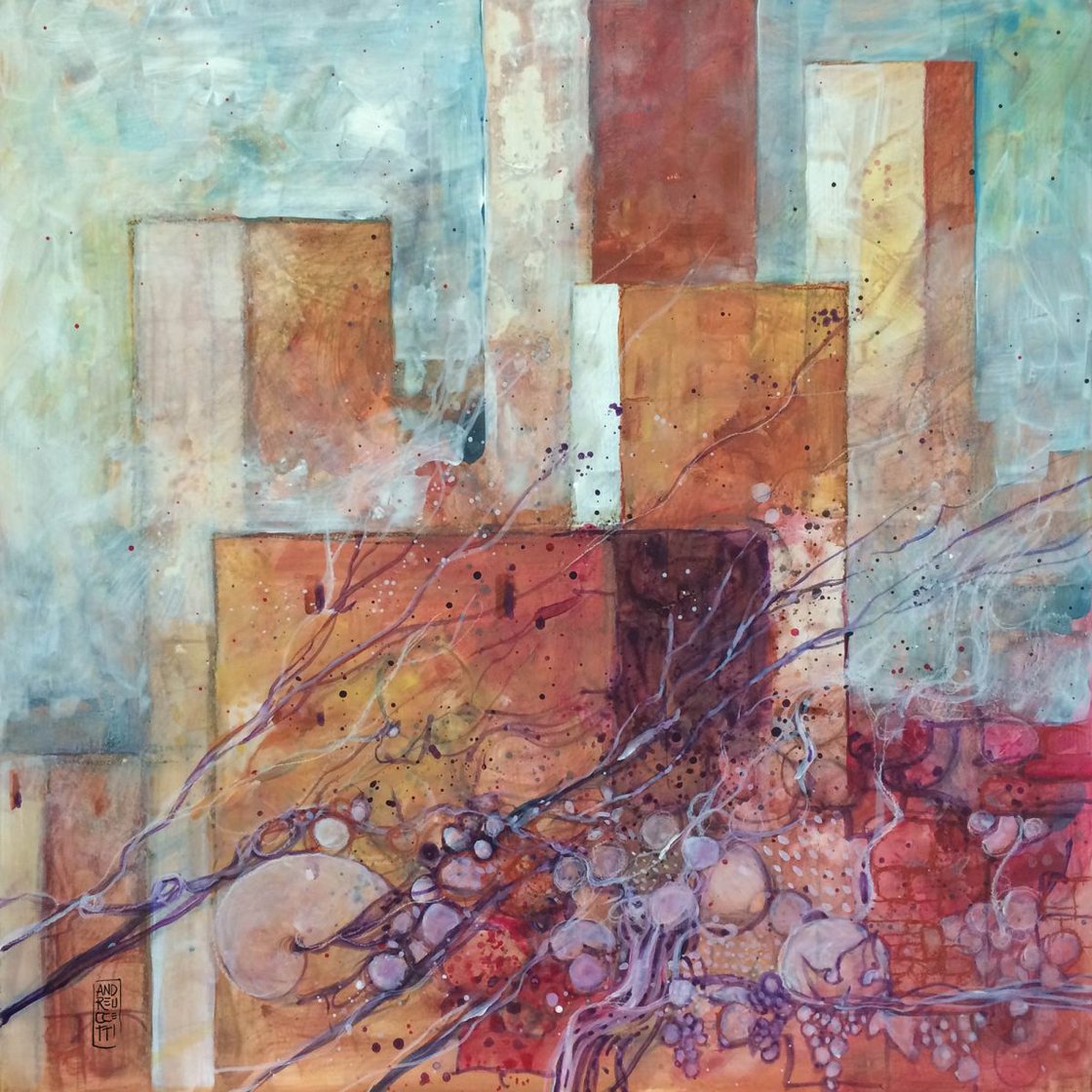 Torri, antiche pietre e uva Acrylic painting by Alessandro Andreuccetti ...