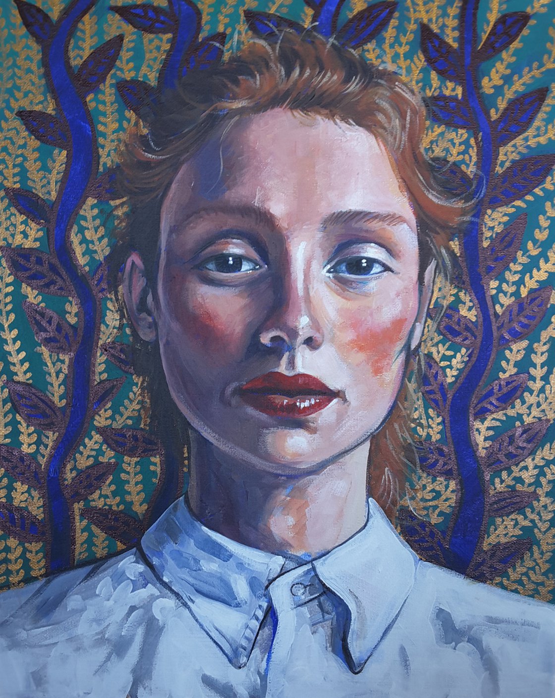 Emily Acrylic painting: Piers Braybrooke