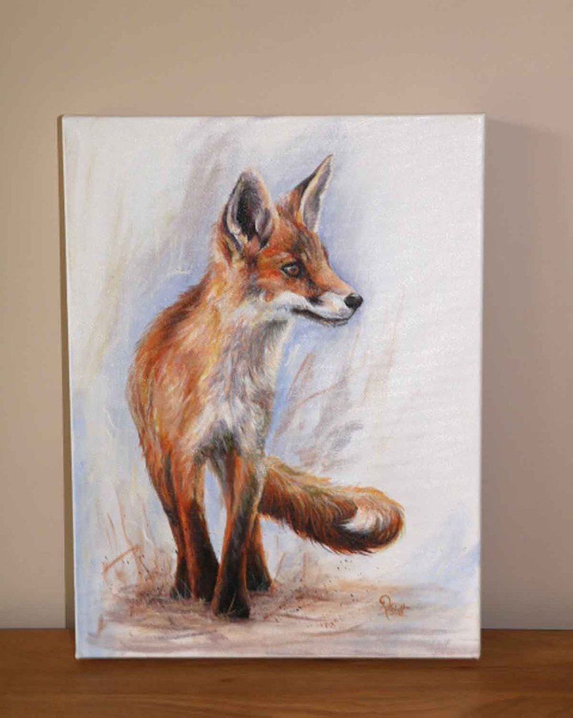 Oscar Acrylic painting by Ruth Aslett | Artfinder