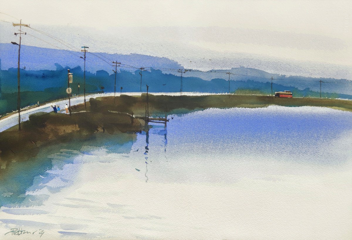 Incoming hot Watercolour by Prashant Prabhu | Artfinder