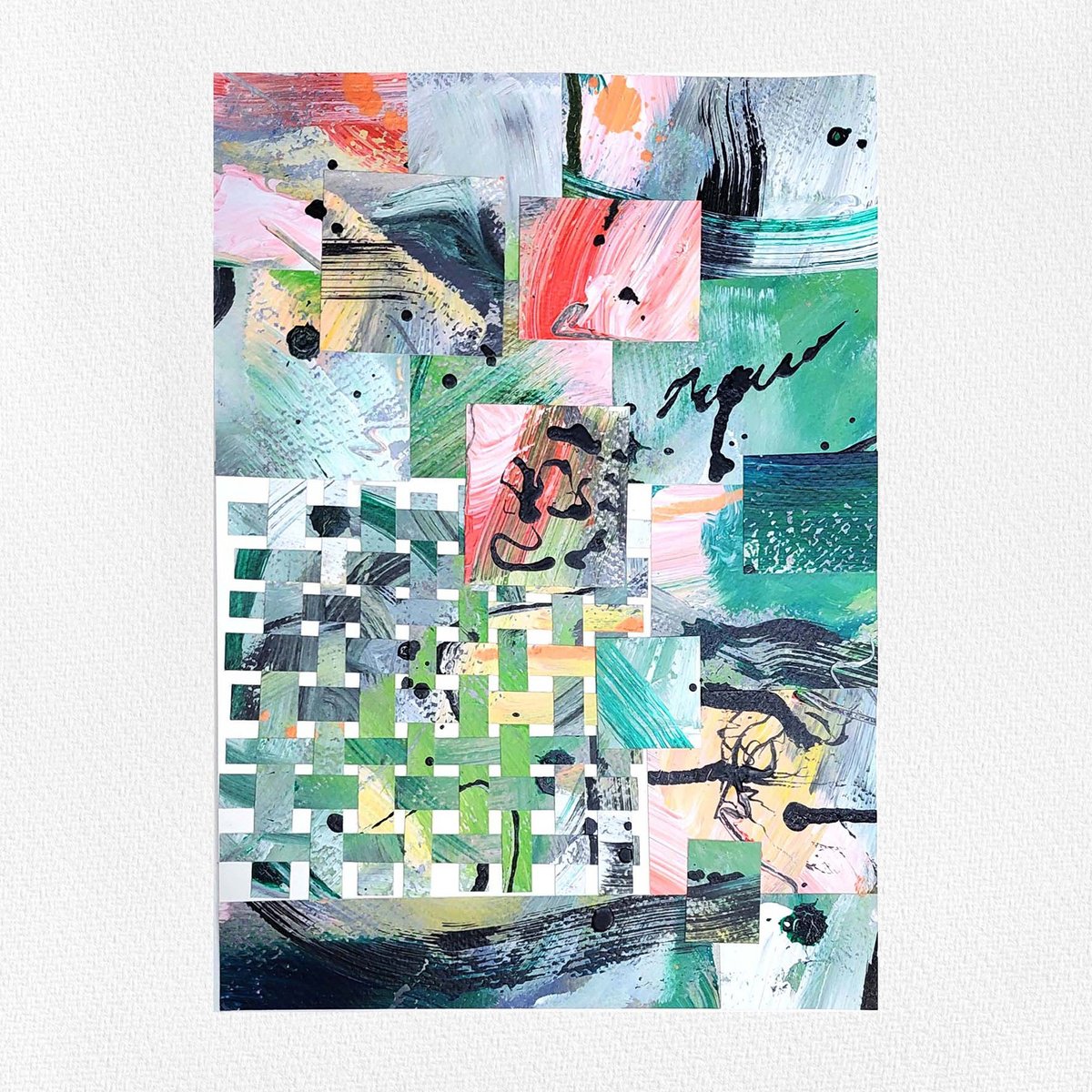 Fragmented Flow III Collage: Cecilia Marranita | Artfinder