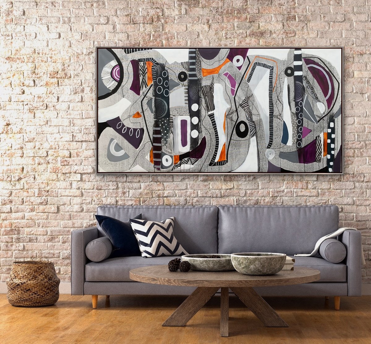Life is Abstract Acrylic painting: Rashna Hackett | Artfinder