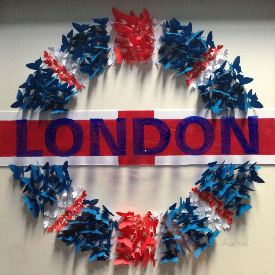 Next Stop: London Collage: Hernan Reinoso | Artfinder