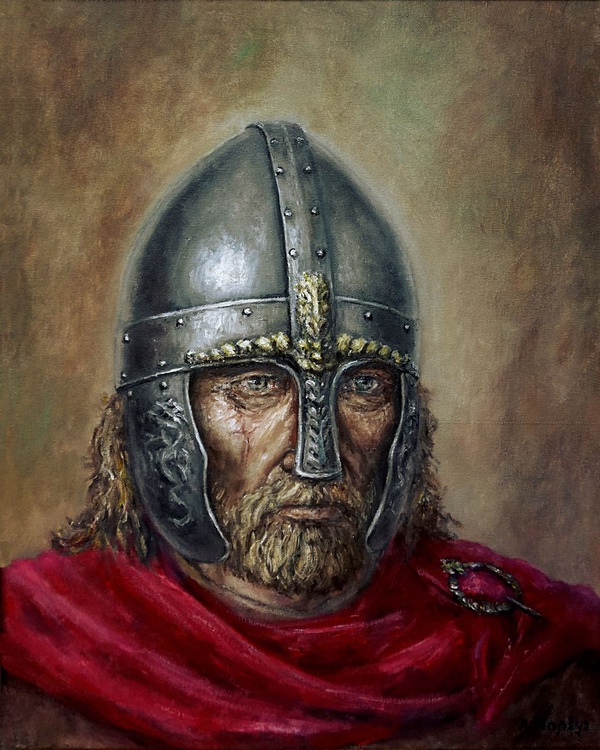 Harald Hardrada Oil painting by Arturas Slapsys | Artfinder