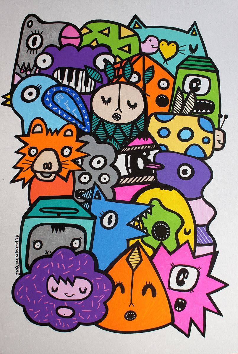 The Carnival Painting: Kev Munday | Artfinder