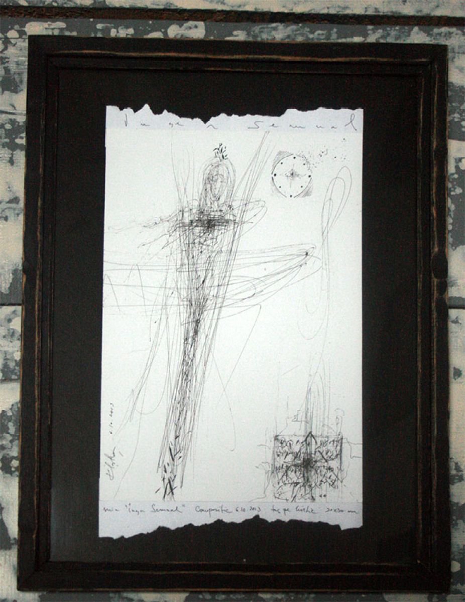 SPONTANEOUS LINES DRAWING SIGNED BY ROMANIAN MAS | Artfinder