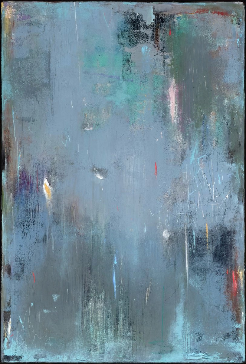 Memory in Blue Acrylic painting: Amai Galech | Artfinder