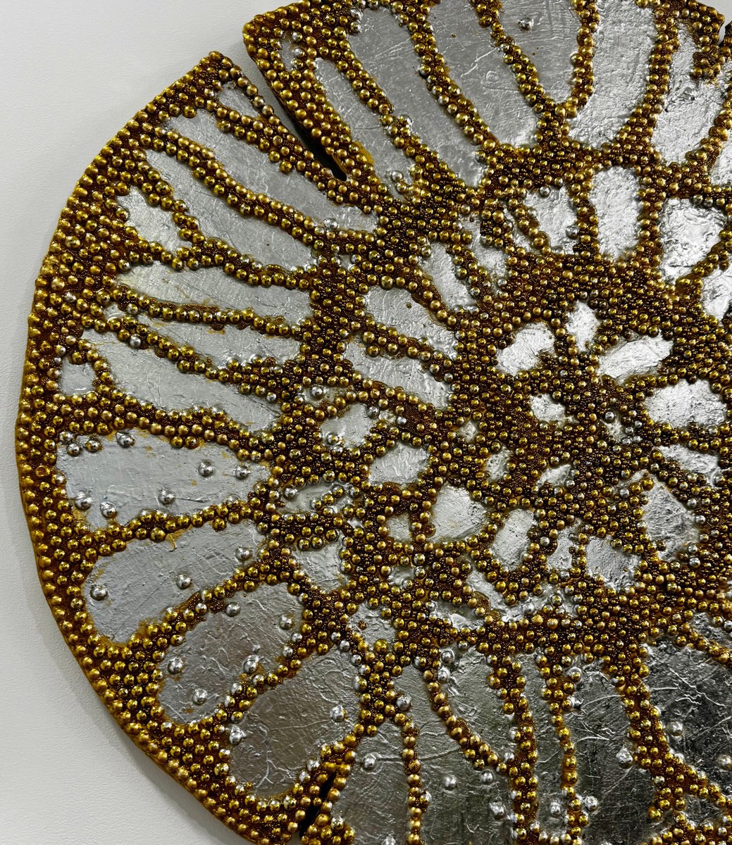 "Golden Traces of Time" Painting: Kateryna Hanetska | Artfinder