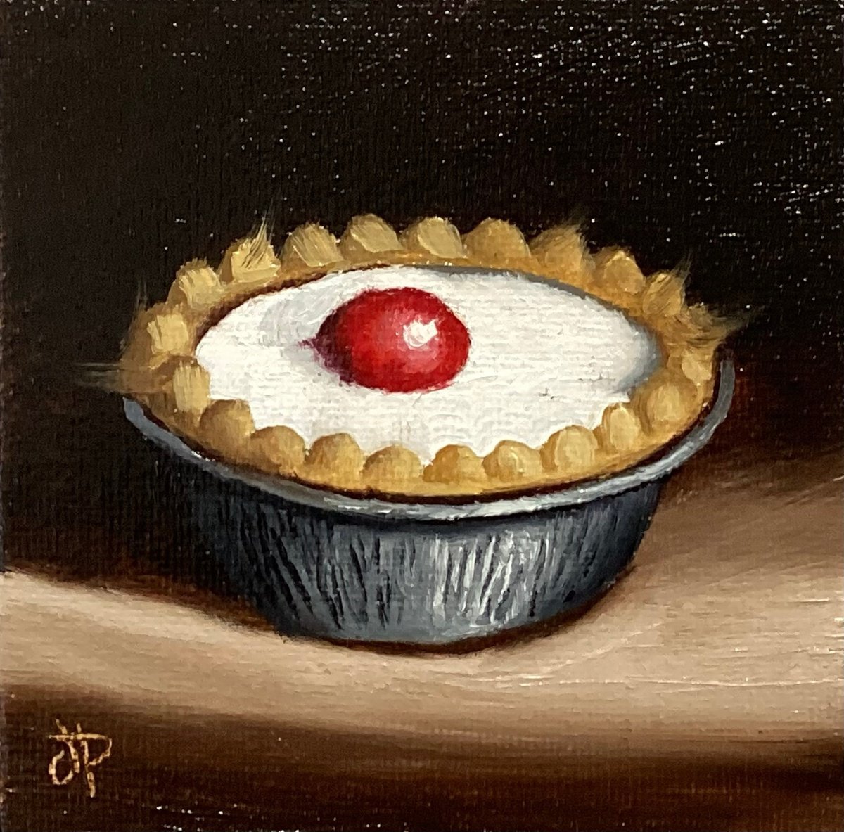 Little Bakewell tart Oil painting by Jane Palmer Art | Artfinder