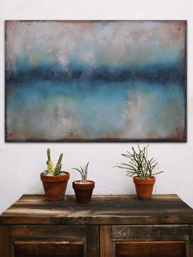 Custom order Francetta (90 x 60 cm) Acrylic painting: Dee Brown | Artfinder