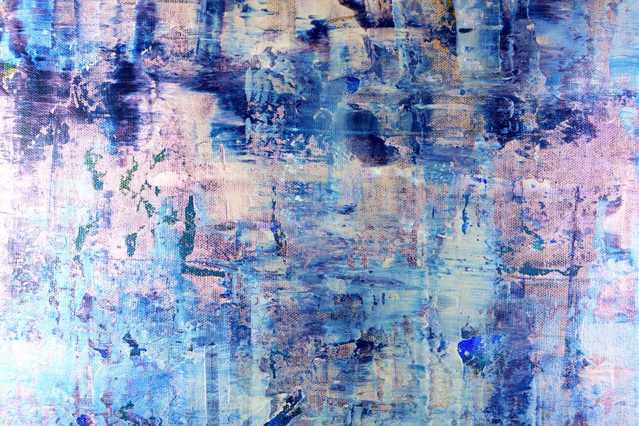 Interference reflections (Ice) Acrylic painting: Nestor Toro | Artfinder