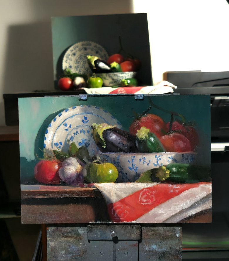 Ratatouille Oil painting by Pascal Giroud | Artfinder