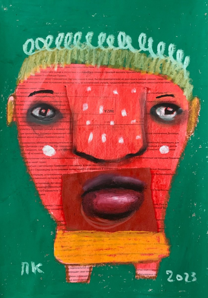 Prostration. Day 61. Pastel drawing by Pavel Kuragin | Artfinder