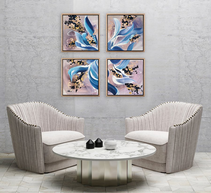 Dreamcatcher Quadriptych Acrylic painting: Novi Lim | Artfinder