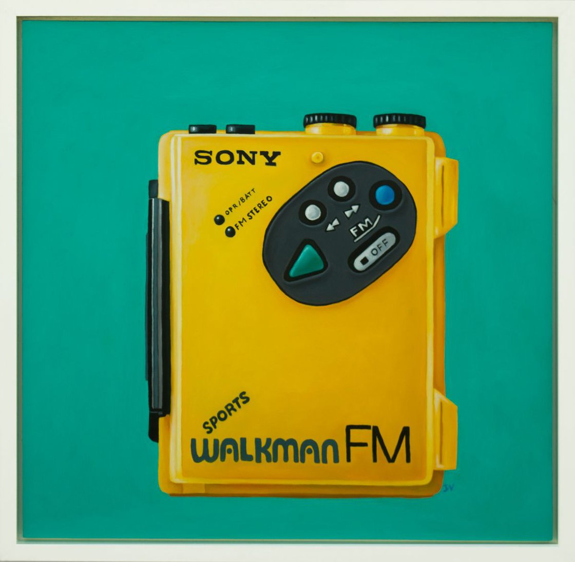 Walkman - Retro series Oil painting: Damien Venditti | Artfinder