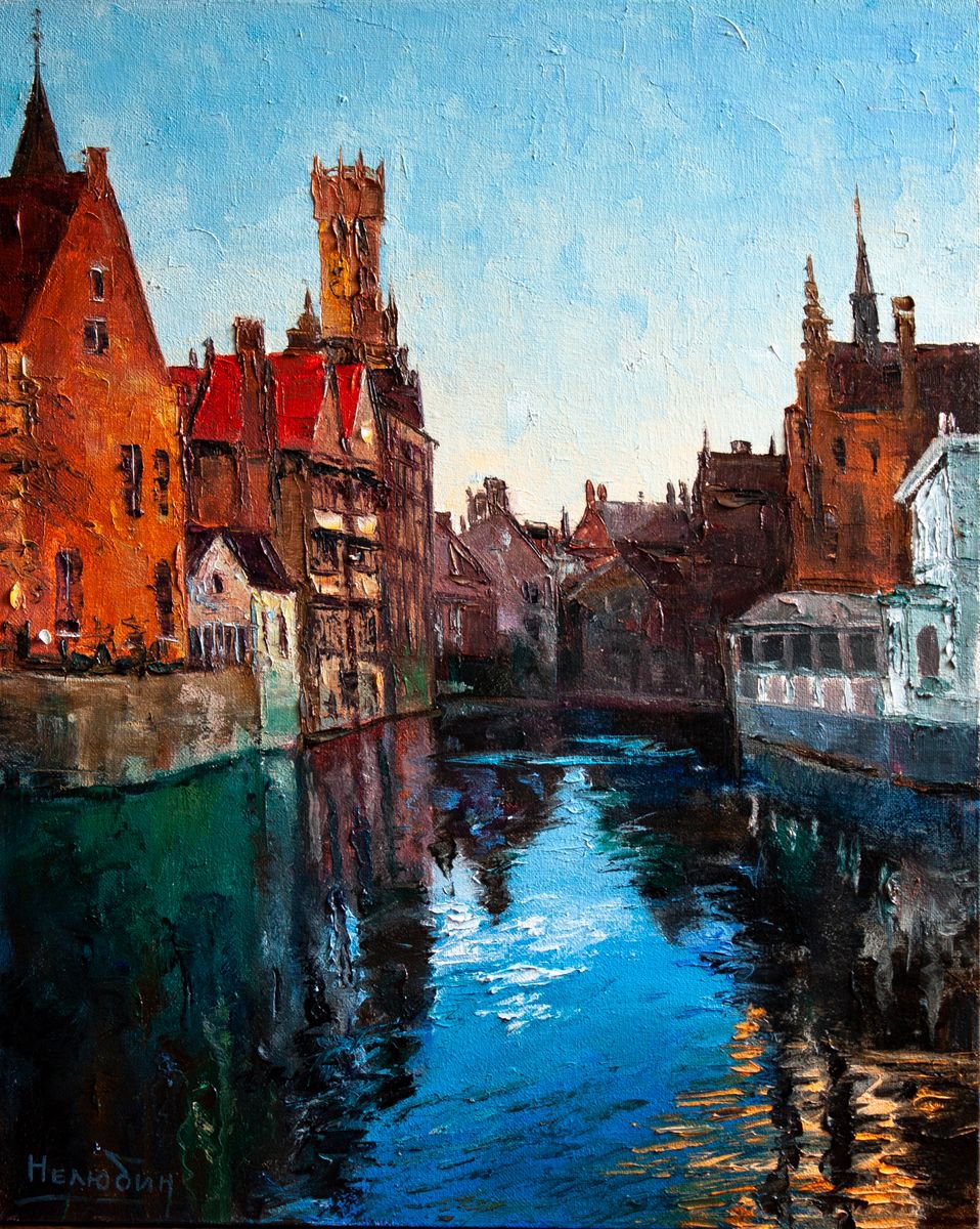 "Old town", city landscape | Artfinder