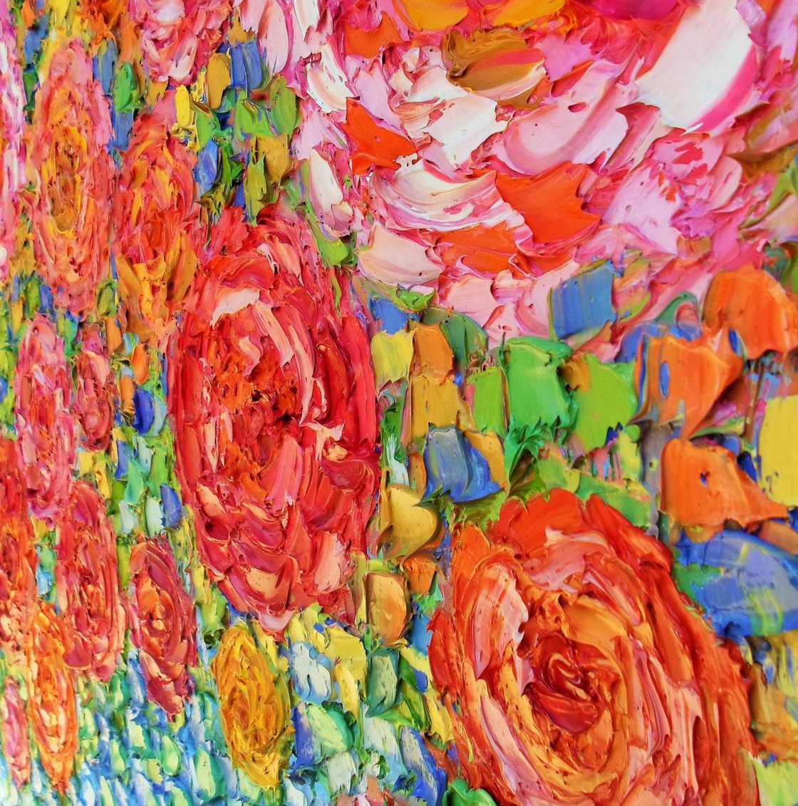 Ramblin' Rose Oil painting: Paige Castile | Artfinder