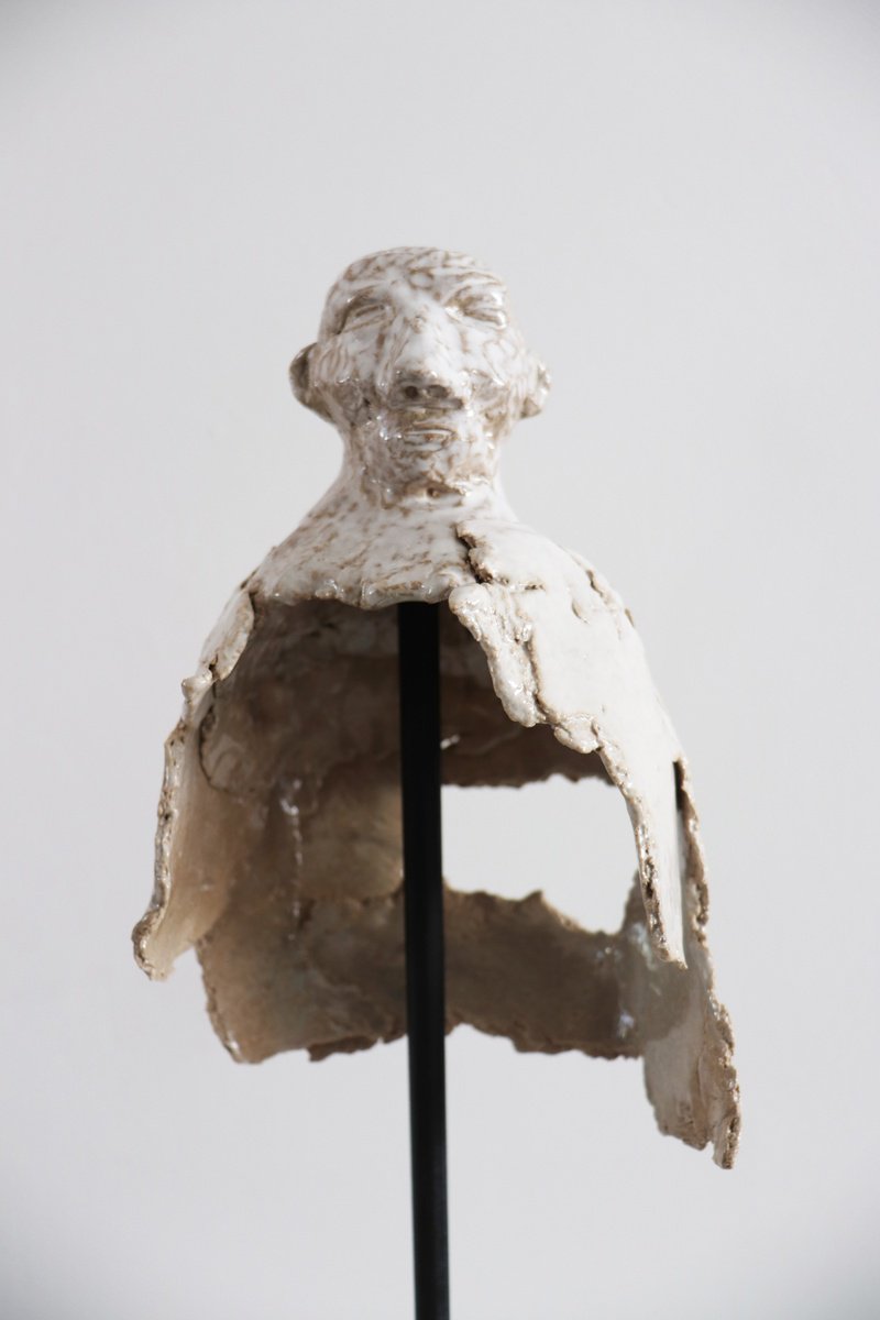 Monk II Clay sculpture by Koen Lybaert | Artfinder