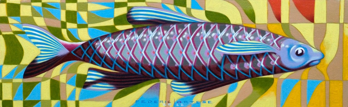 Little fish Oil painting: Federico Cortese | Artfinder