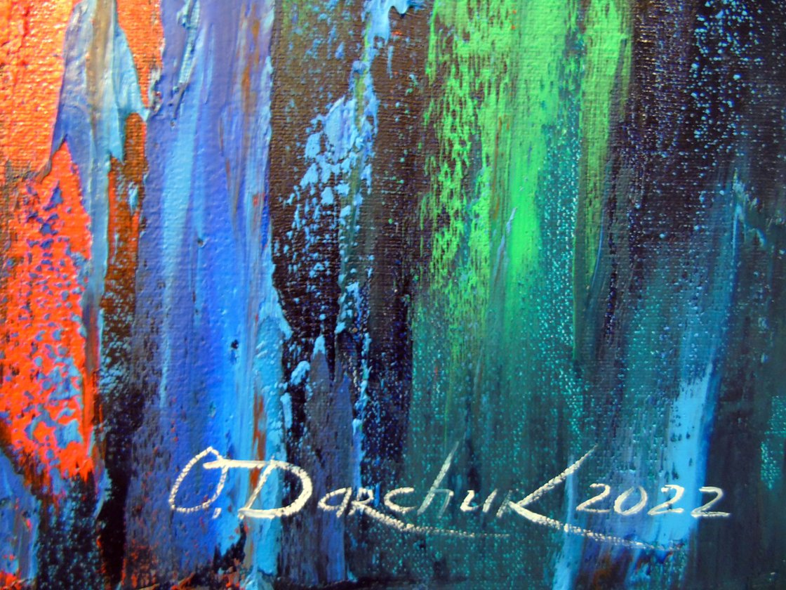 On the edge of a bright abyss Oil painting: Olha Darchuk | Artfinder