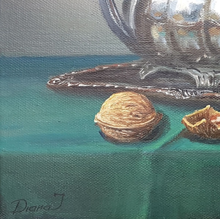 Walnuts (2016) Oil painting by Diana Janson | Artfinder