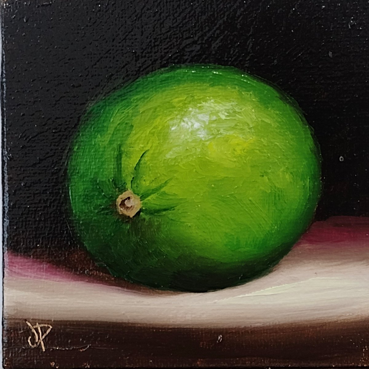 Little lime still life Oil painting: Jane Palmer Art | Artfinder